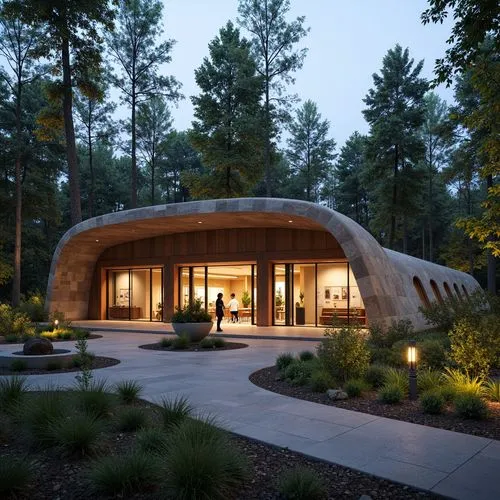 Visitor center Commercial Architecture design ideas | PromeAI