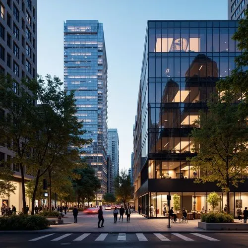 Office buildings Commercial Space design ideas | PromeAI