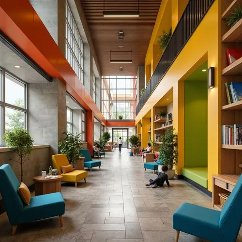 Student Hall Educational Architecture design ideas | PromeAI