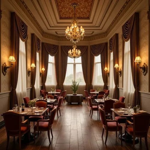 Dining Hall Commercial Space design ideas | PromeAI