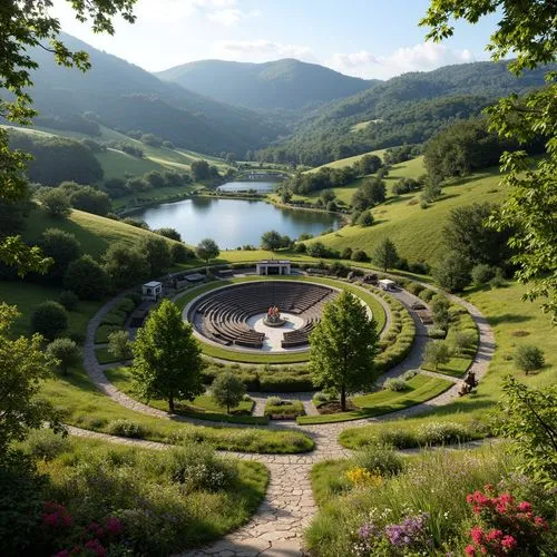 Amphitheater Cultural Architecture design ideas | PromeAI