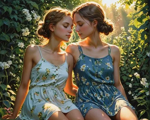Trending 1000 of the best two girls Images | AI two girls Generator