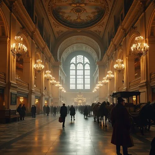 Byzantine Style Train Station Architecture Design Ideas