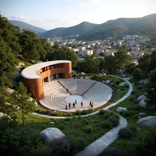 Amphitheater Sustainable Architecture Design Ideas