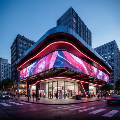 Gas Station Metabolism Style Building Design Ideas