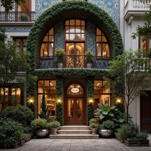 Restaurant Commercial Architecture design ideas | PromeAI