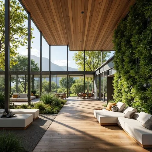 Laboratory Green Architecture Style Building Design Ideas