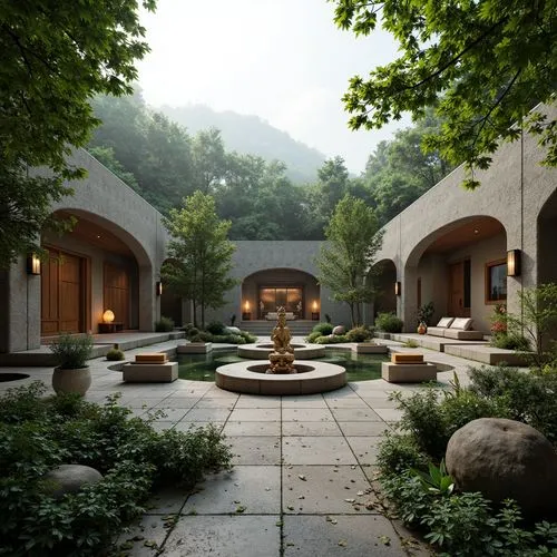 Monastery Transitional Architecture Design Ideas