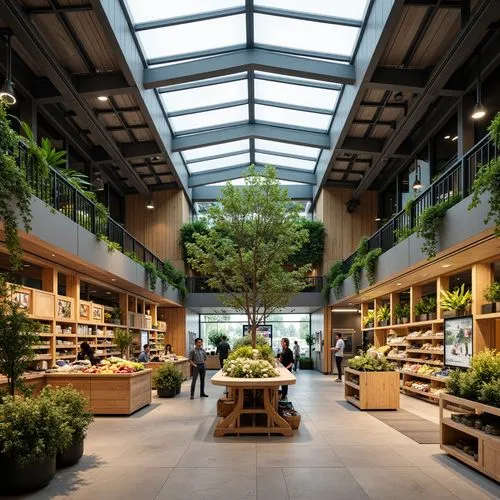 Grocery Store Commercial Architecture design ideas | PromeAI