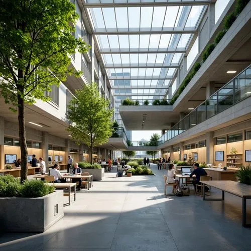 Laboratory Green Architecture Style Building Design Ideas