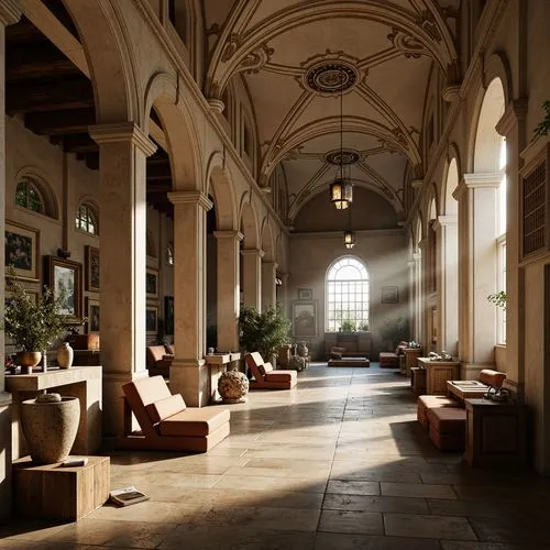 Monastery Transitional Architecture Design Ideas