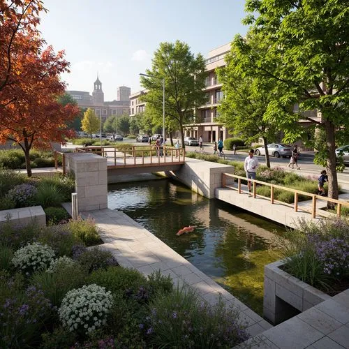 Academic Style Pedestrian Bridge Design Ideas