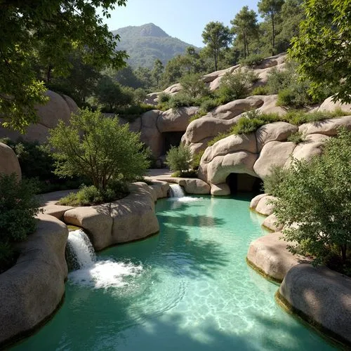 Metabolism Style Swimming Pool Building Design Ideas