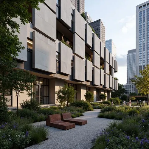 International Style Office Building Architecture Design Ideas