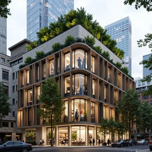 Office buildings Commercial Architecture design ideas | PromeAI