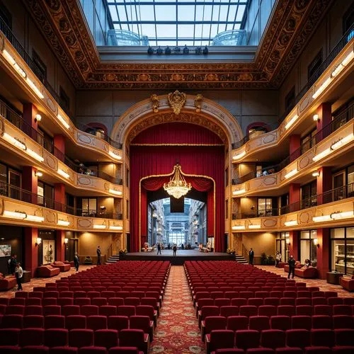 Structuralism Style Performing Arts Center Building Design Ideas