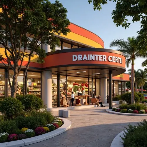Grocery Store Commercial Architecture design ideas | PromeAI